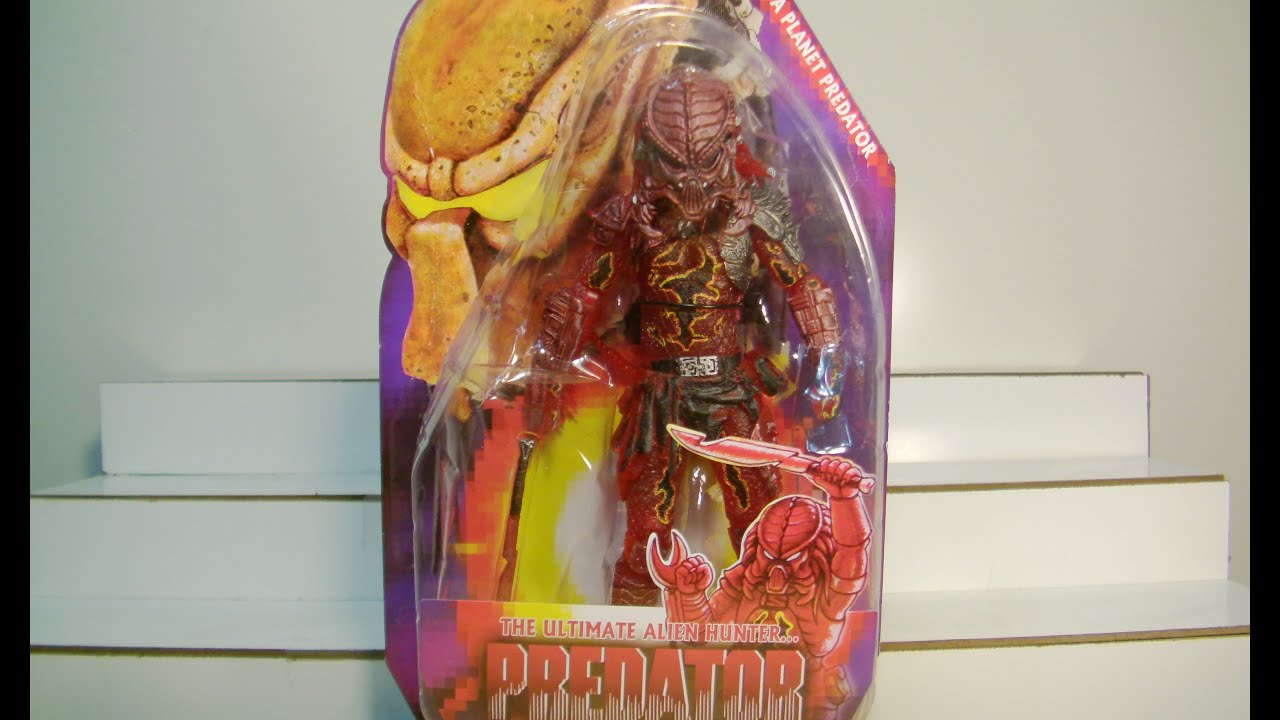 Neca Predator LAVA PLANET PREDATOR toy review. - YouTube