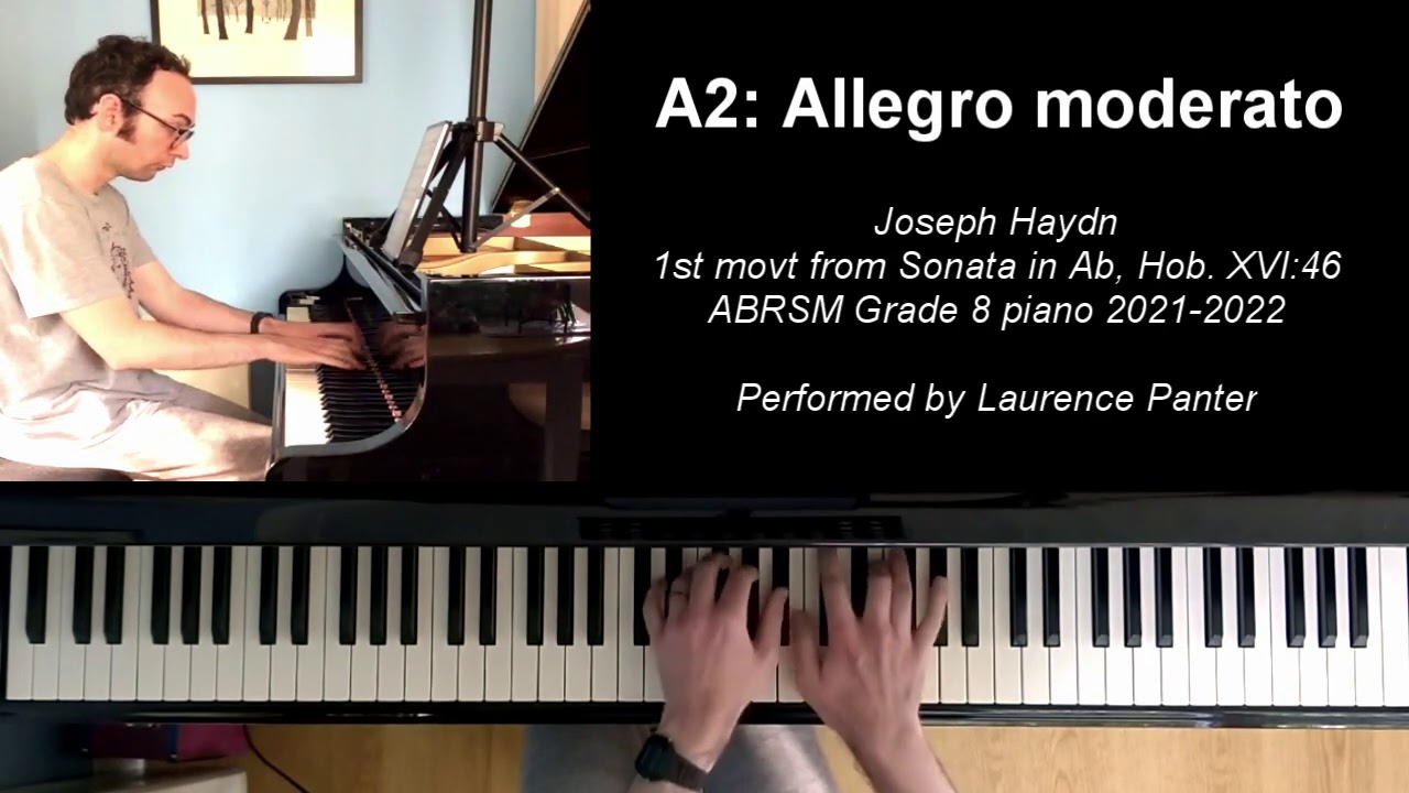 A:2 Allegro moderato (ABRSM Grade 8 piano 2021-2022) - YouTube