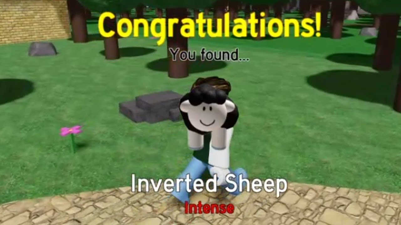 Find the Sheep - How to Get the Inverted Sheep (Roblox) - YouTube