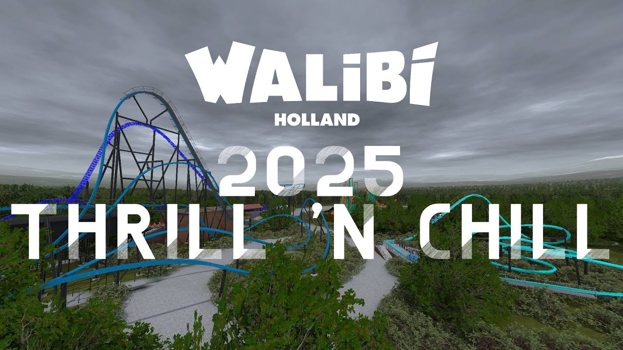 Walibi Holland 2025 Single Rail - Thrill 'n Chill - YouTube