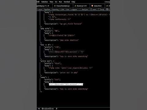 Creating Snippets In VS Code - YouTube