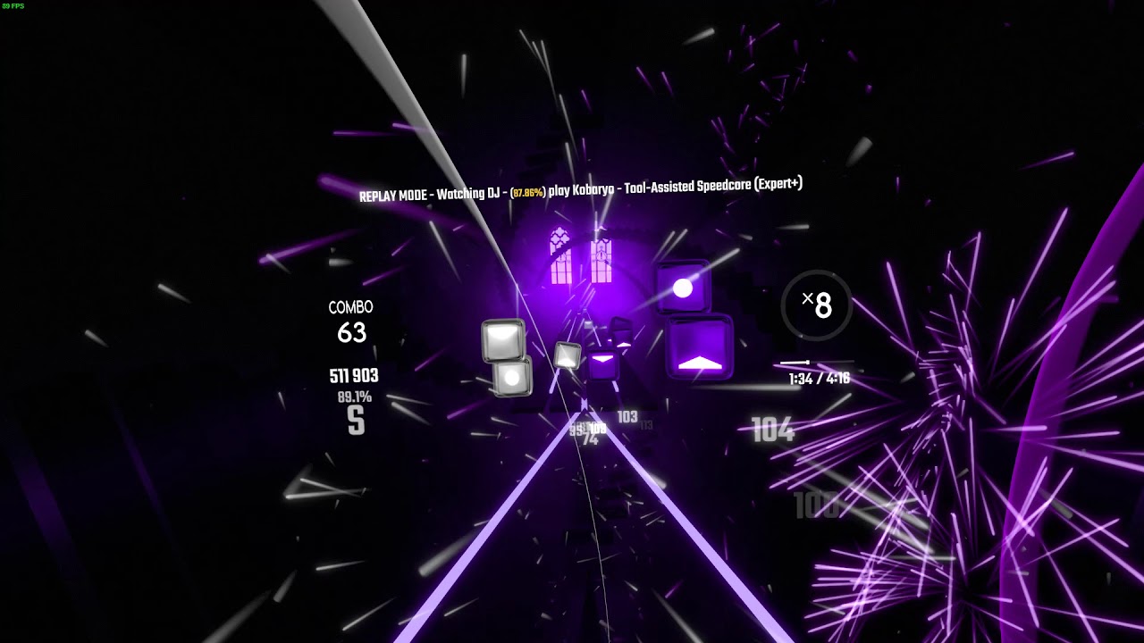 Beat Saber | Kobaryo - Tool-Assisted Speedcore | Expert+ | S rank (87. ...
