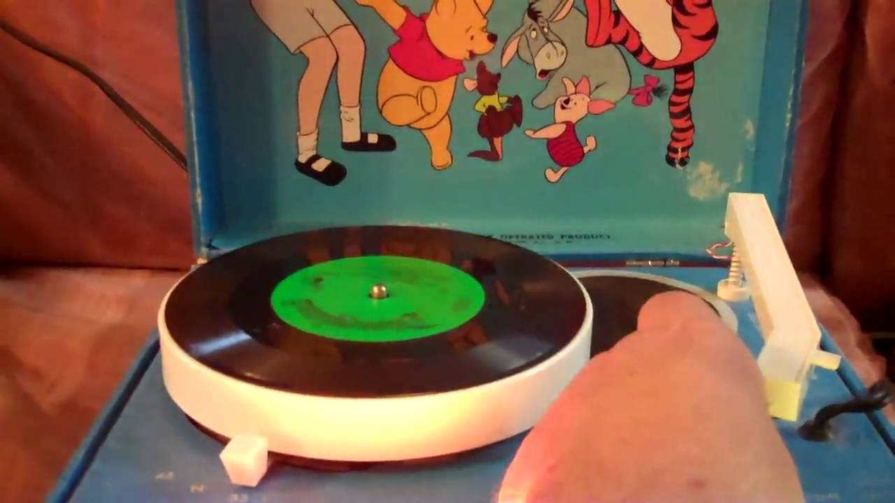 1970's "Disco Pooh" Record Player - YouTube