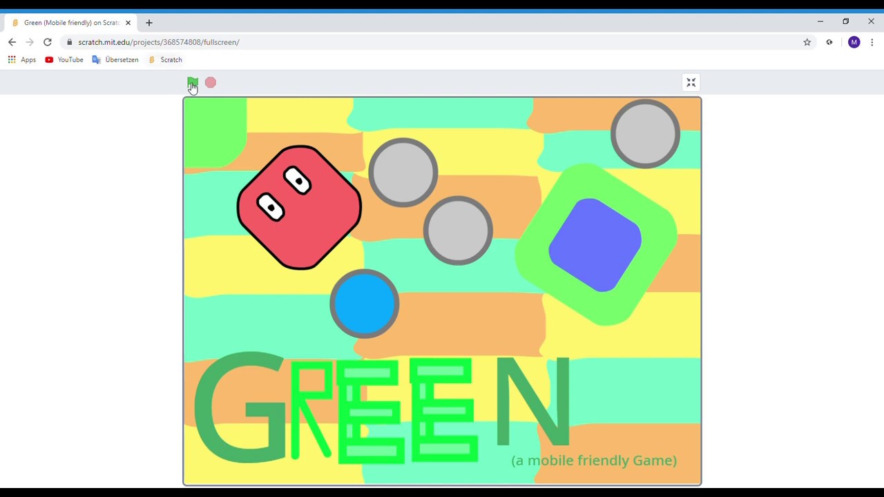 Green Mobile friendly on Scratch - YouTube