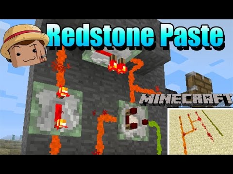 Minecraft Mod [ Redstone Paste ] 1.8 Redstone para las paredes y el ...