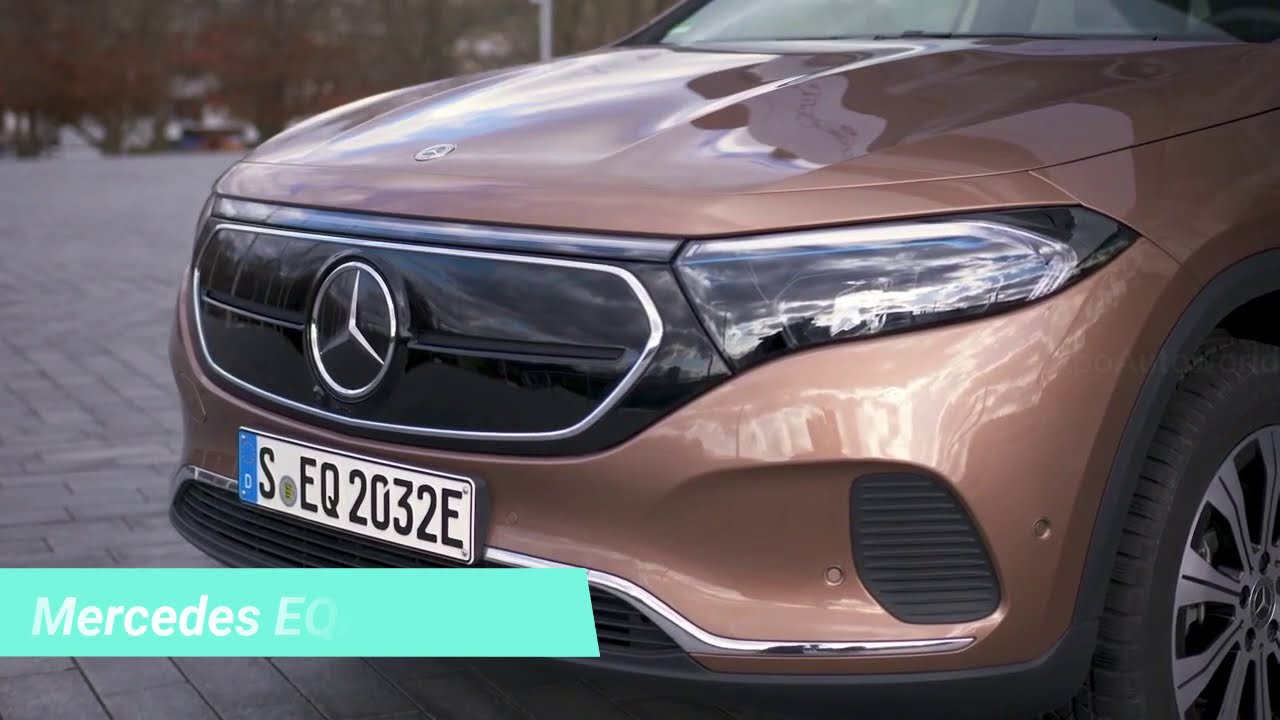 New 2021 Mercedes EQA 250 Rose Gold Metallic Electric SUV - YouTube