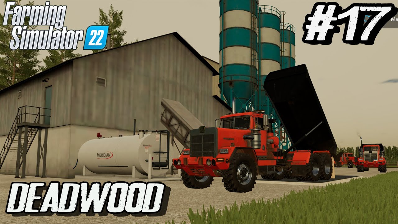 FS 22🚧🚨Transportation of production materials🚚🚨🚧(Deadwood)EP-17 @slgka ...