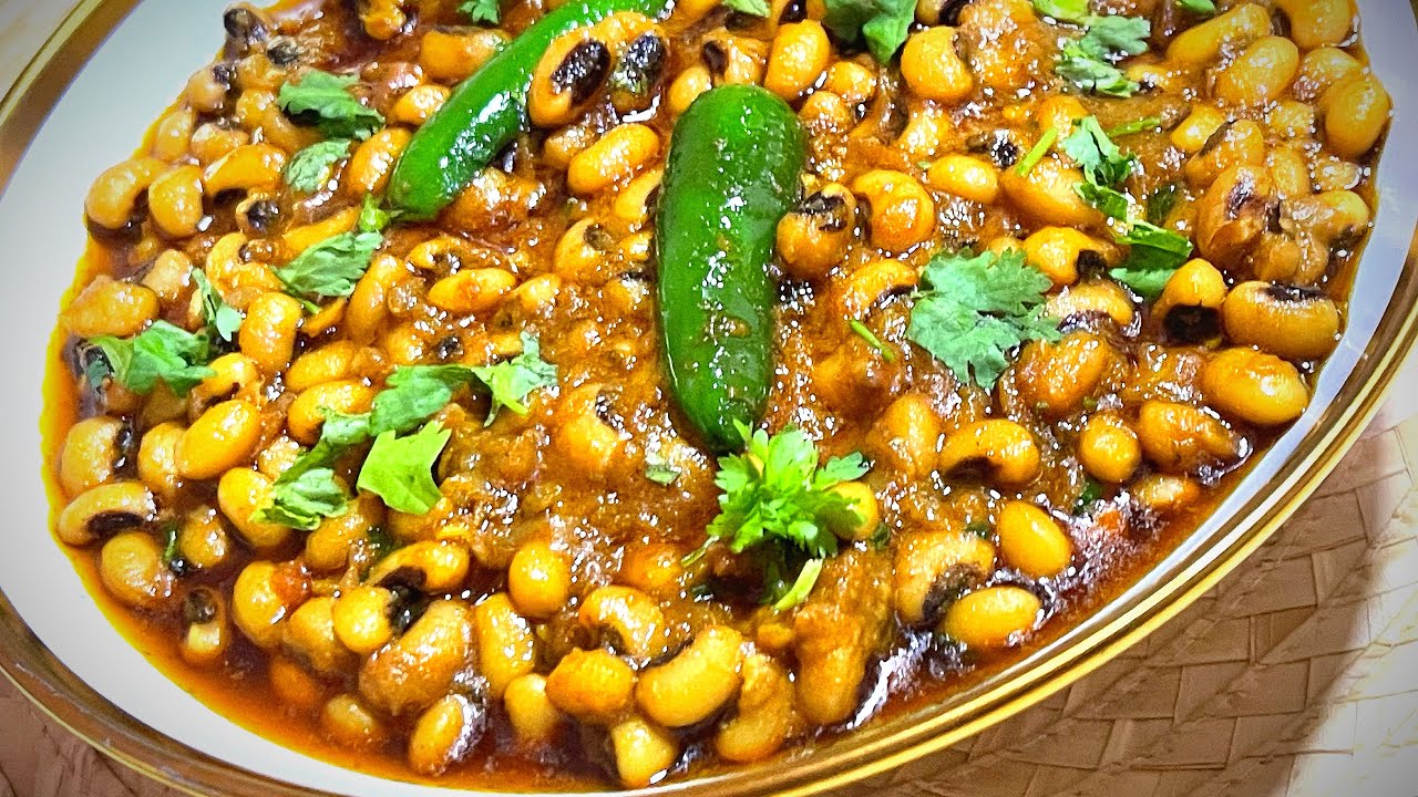 Lobia Masal Recipe || Lobia Recipe || Lobia Masala Curry Recipe ...