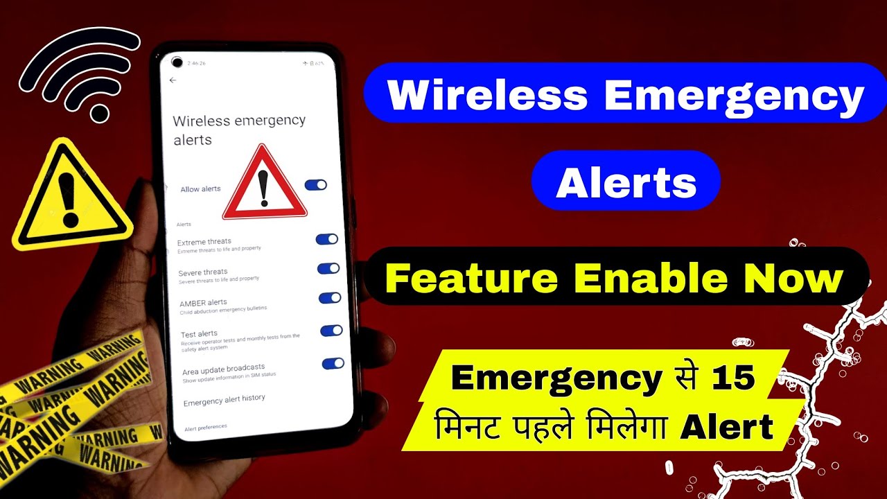 wireless emergency alerts | emergency alerts | How to use wireless ...