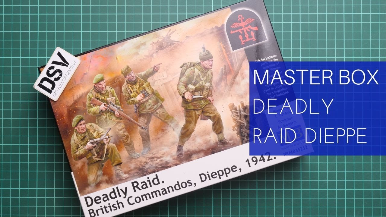 Master Box 1/35 Deadly Raid British Commandos Dieppe 1942 (MB35252 ...