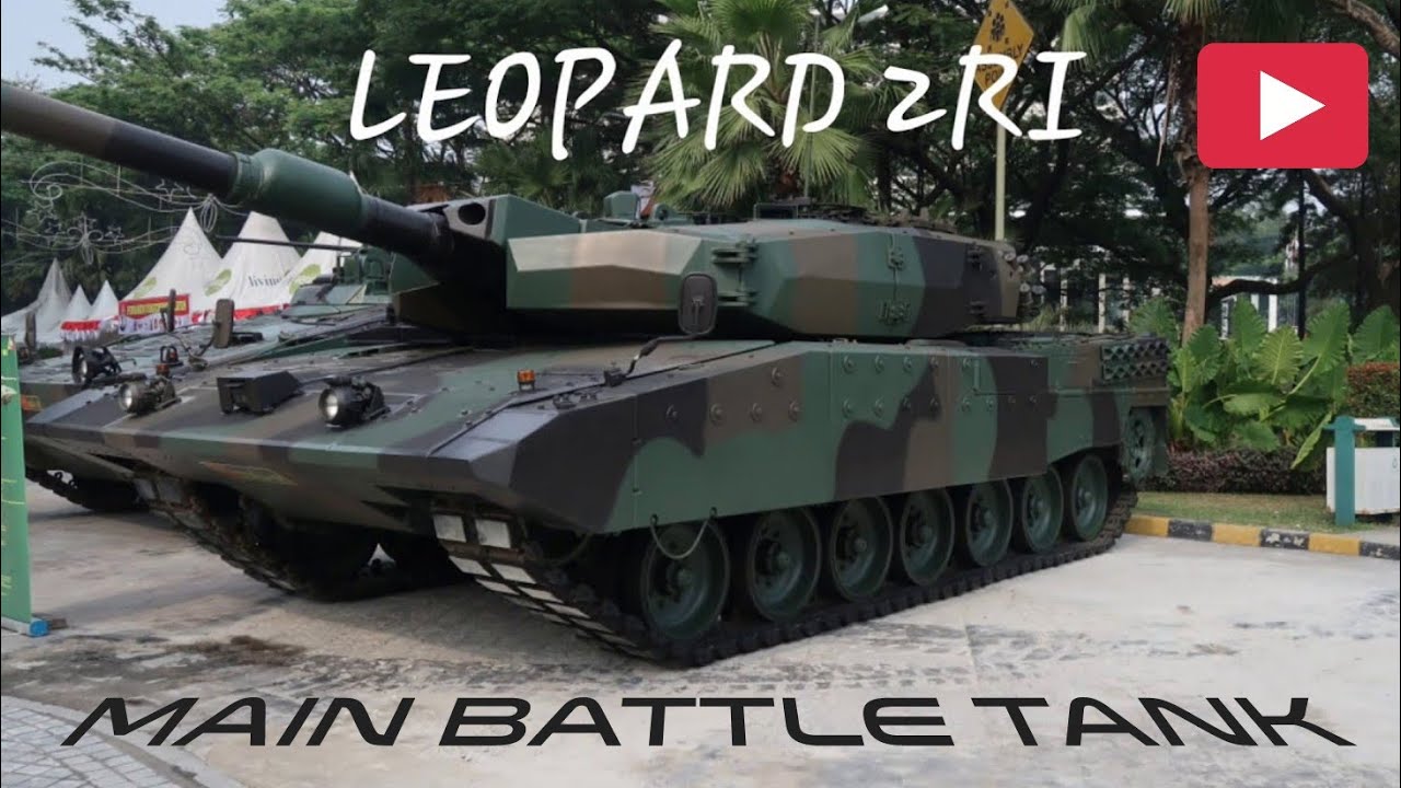 Leopard 2 RI MBT Indonesia TNI AD Detailed Walkaround Video #military # ...