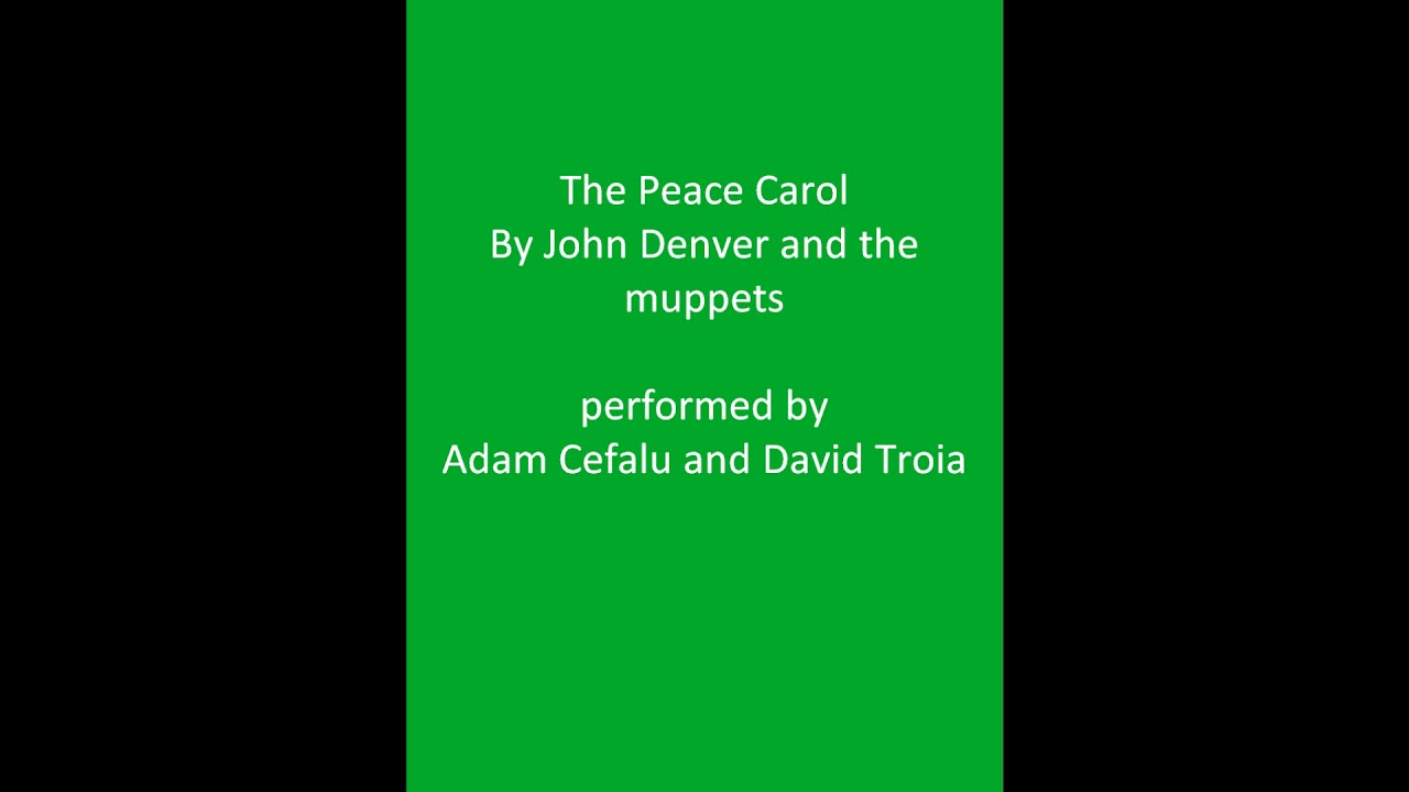 The Peace Carol (John Denver and the Muppets ) - YouTube