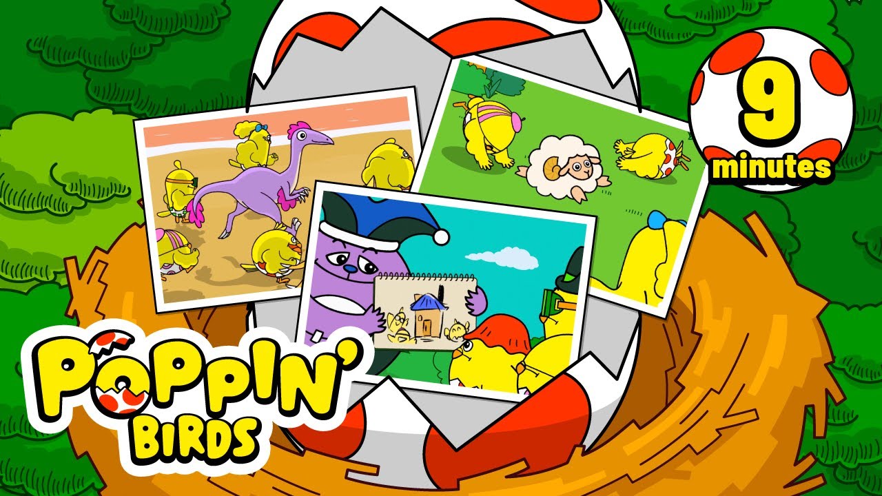 Dinosaur Song + More Nursery Rhymes & Kids Songs / POPPIN' BIRDS - YouTube