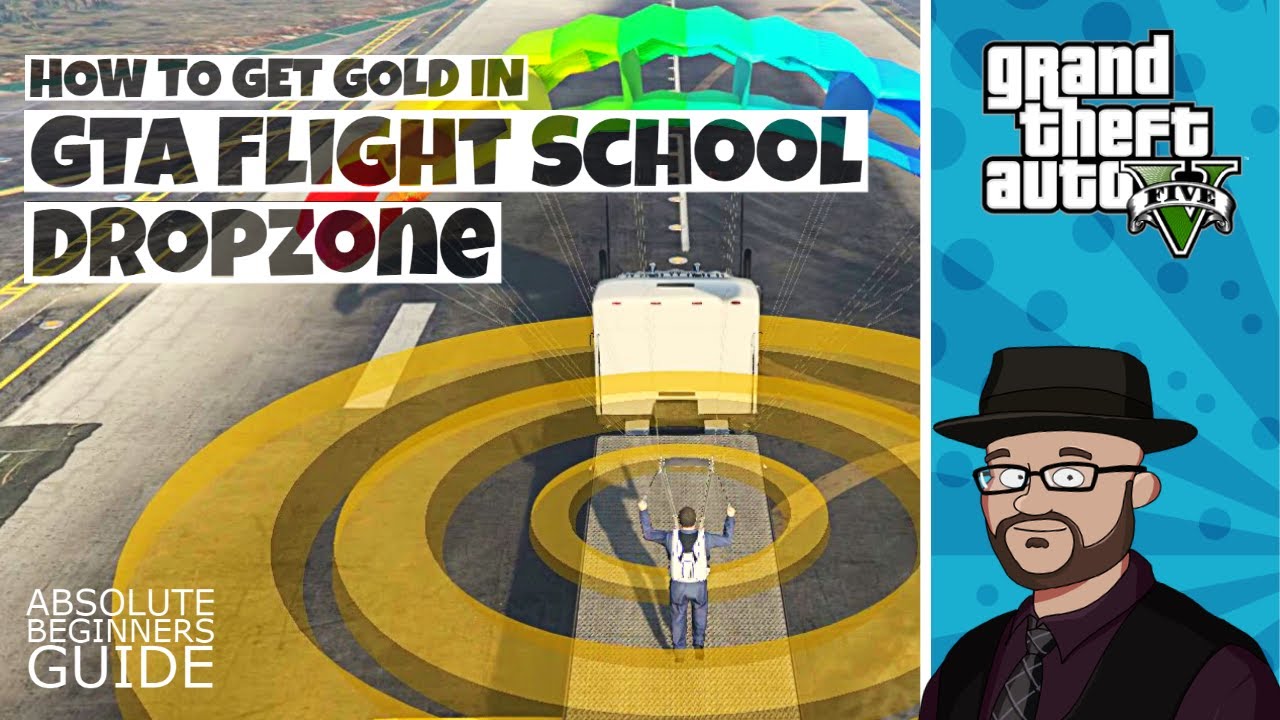 how-to-get-gold-in-gta-5-dropzone-walkthrough-gta5-flight-school