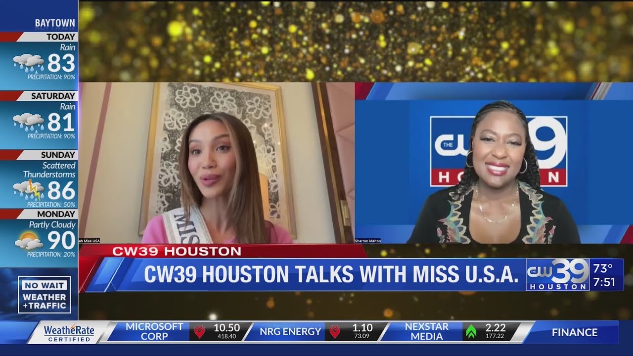CW39 Houston Talks with Miss USA Savannah Gankiewicz - YouTube