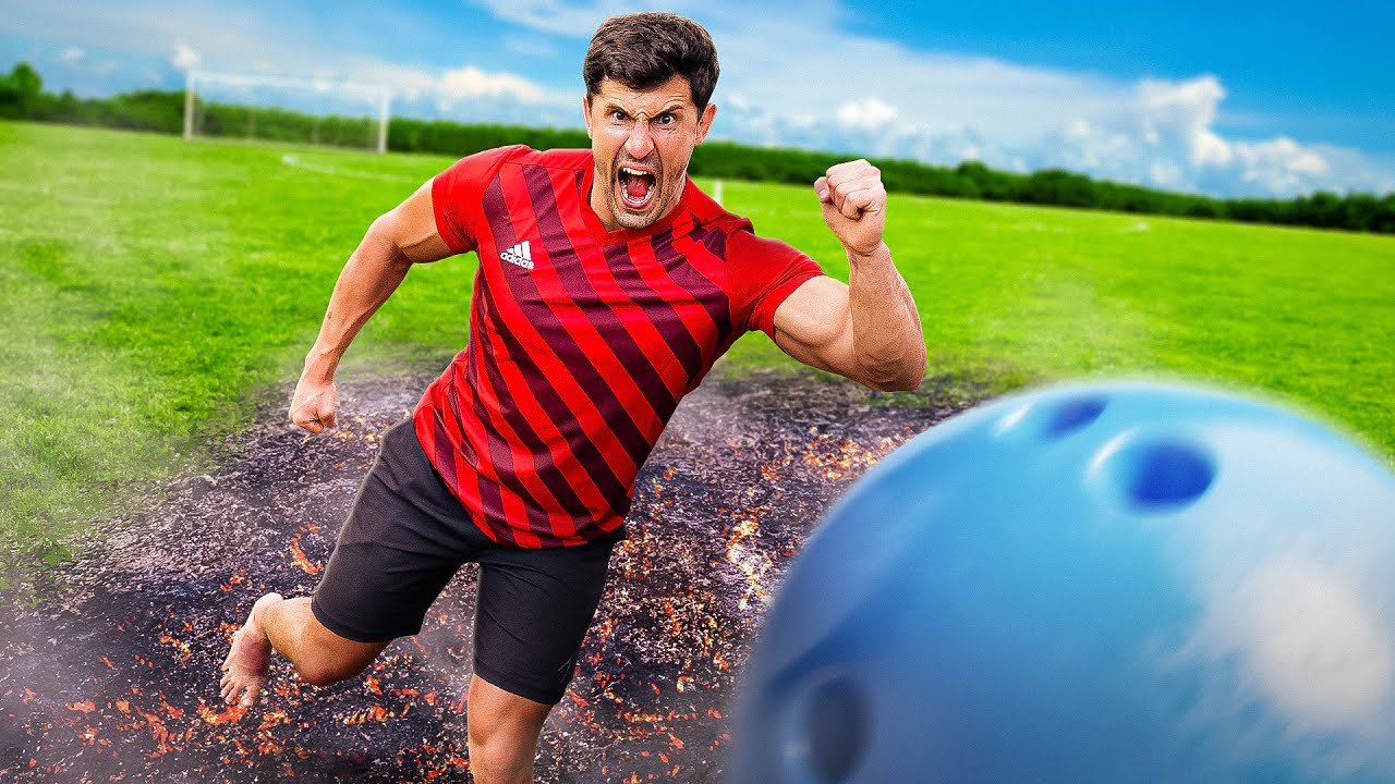 Playing Bowling Ball Soccer On The Worlds Hottest Coals! - YouTube