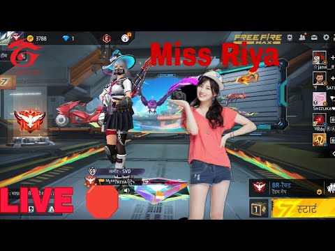 MISS RIYA F F lIVE 🛑 on YouTube free fire max live 🛑 - YouTube