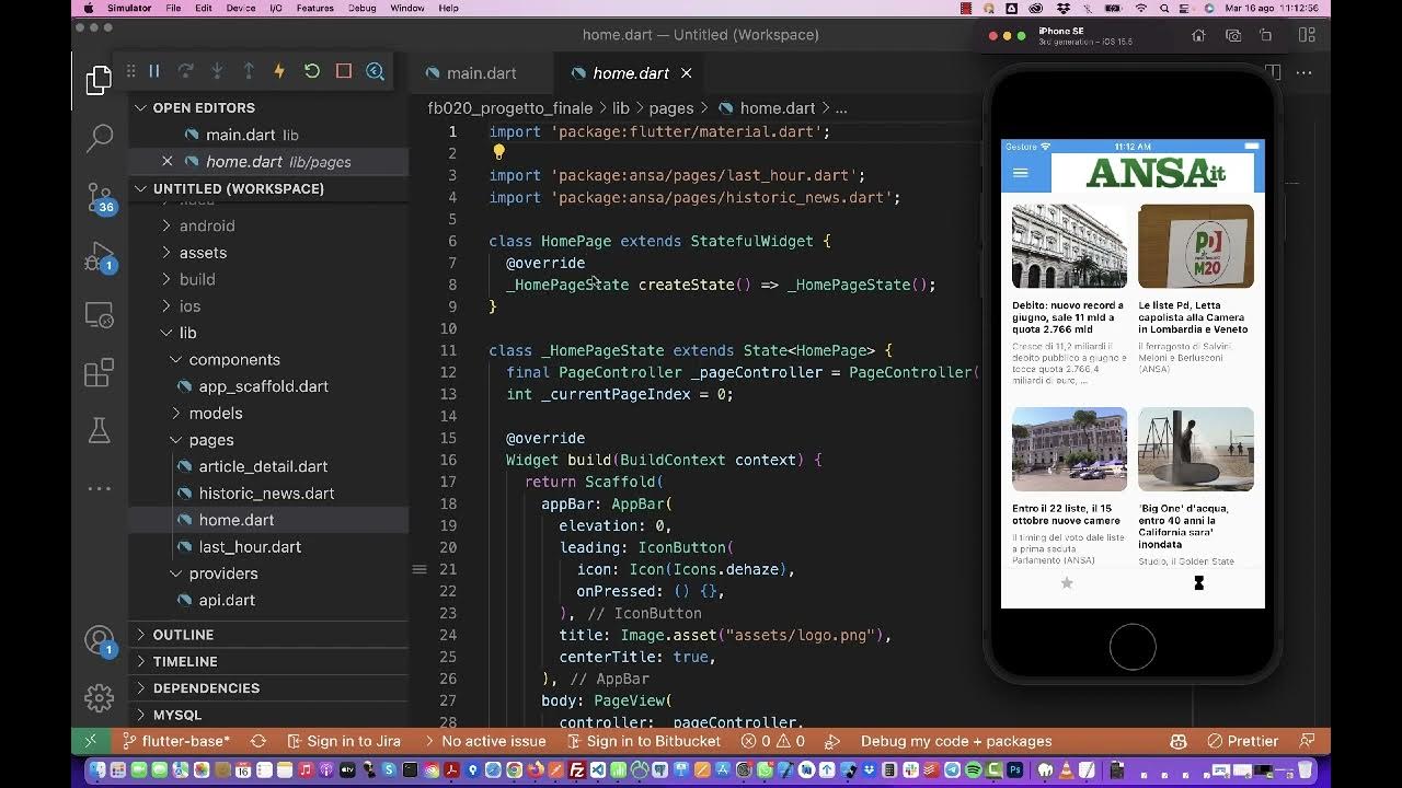 1 lezione Corso Flutter ed. Luglio 2022 - YouTube