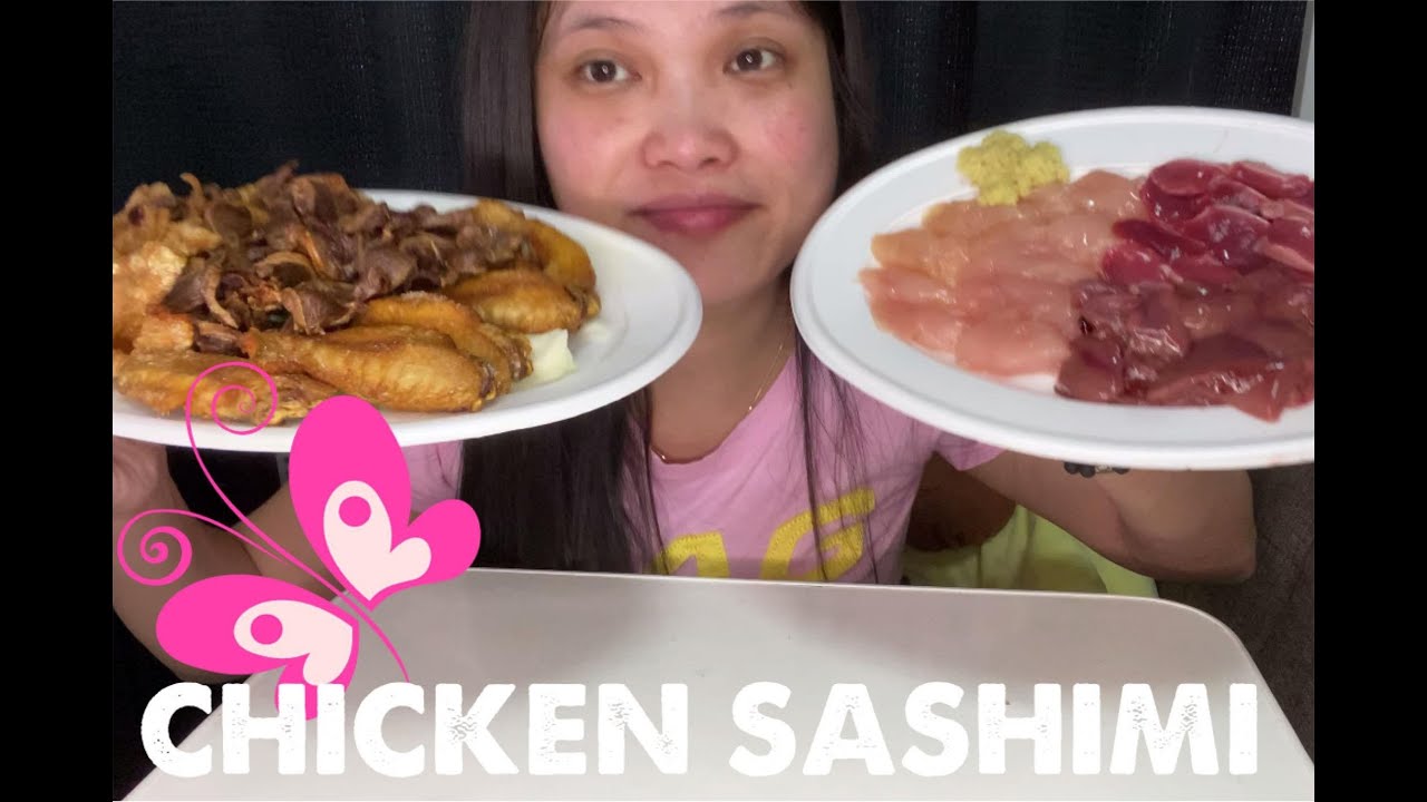 CHICKEN SASAMI LIVER AND GIZZARD ( raw ) - YouTube