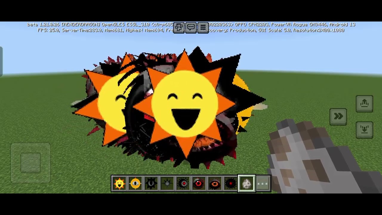 MR SUN PHASE 1-8 UPDATE! #minecraft #addon #sprunki #mrsun #phases ...