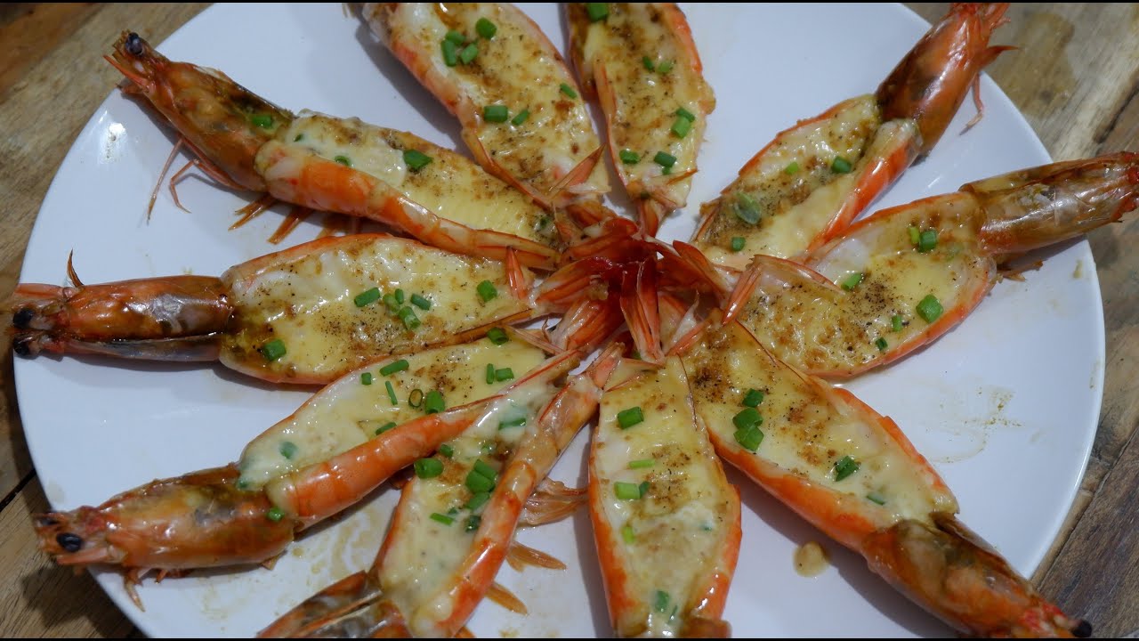 CHEESY BAKED SHRIMP | AmazedGo - YouTube