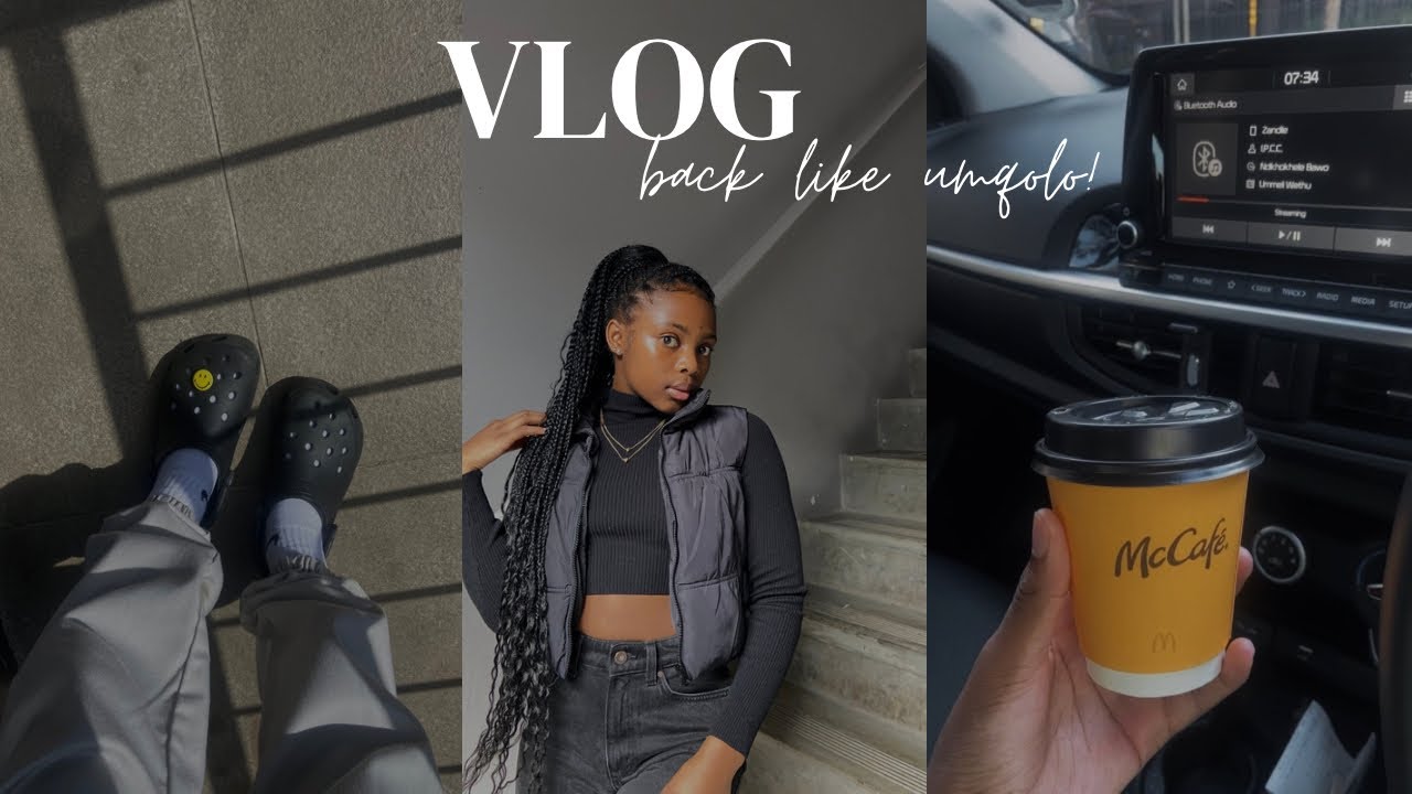 Vloggy vlog: back like umqolo! time at home, errands run, school ...