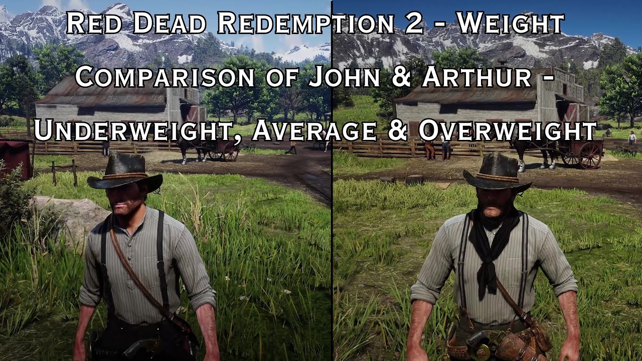 Red Dead Redemption 2 - Arthur Morgan & John Marston (Weight ...