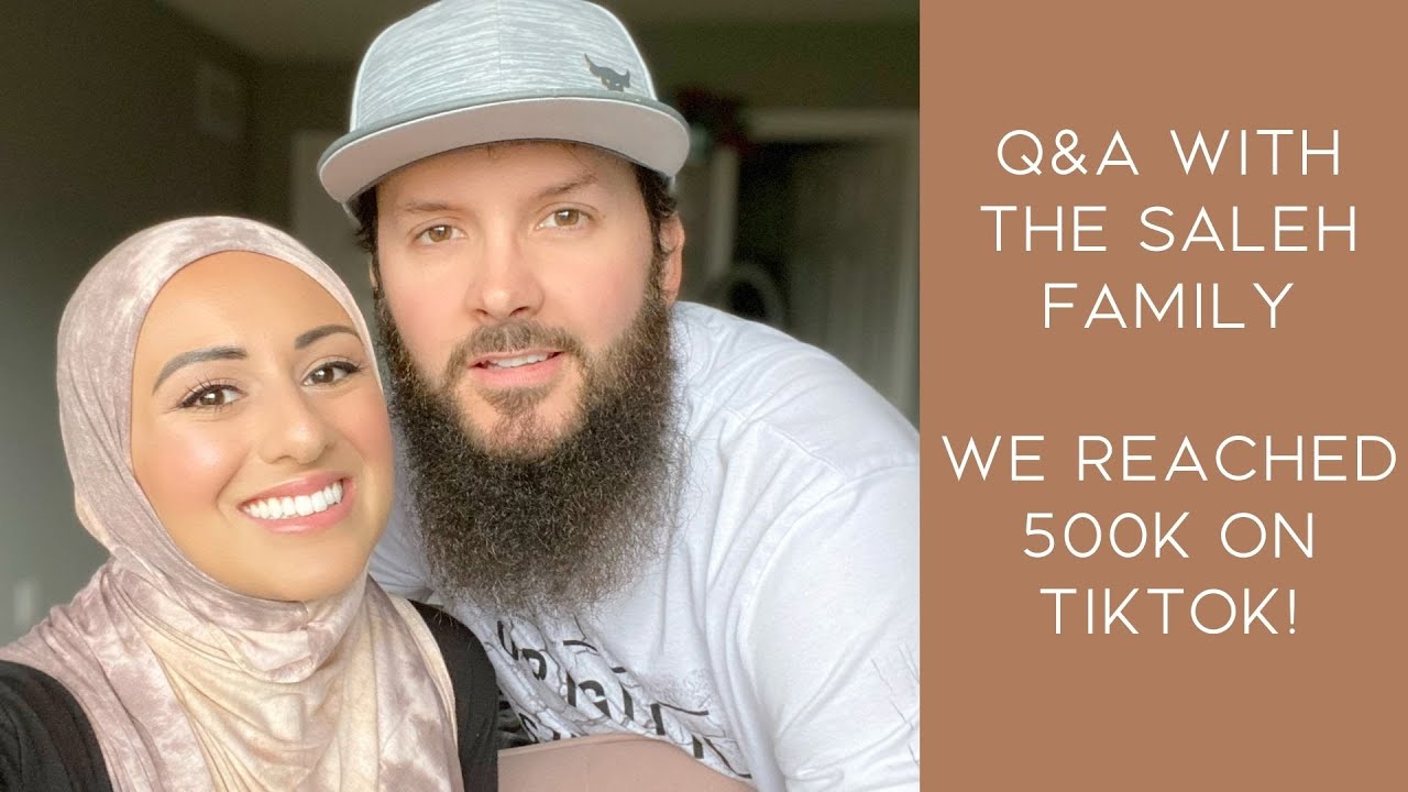 Q&A WITH THE SALEH FAMILY + WE HIT 500K FOLLOWERS ON TIKTOK! - YouTube