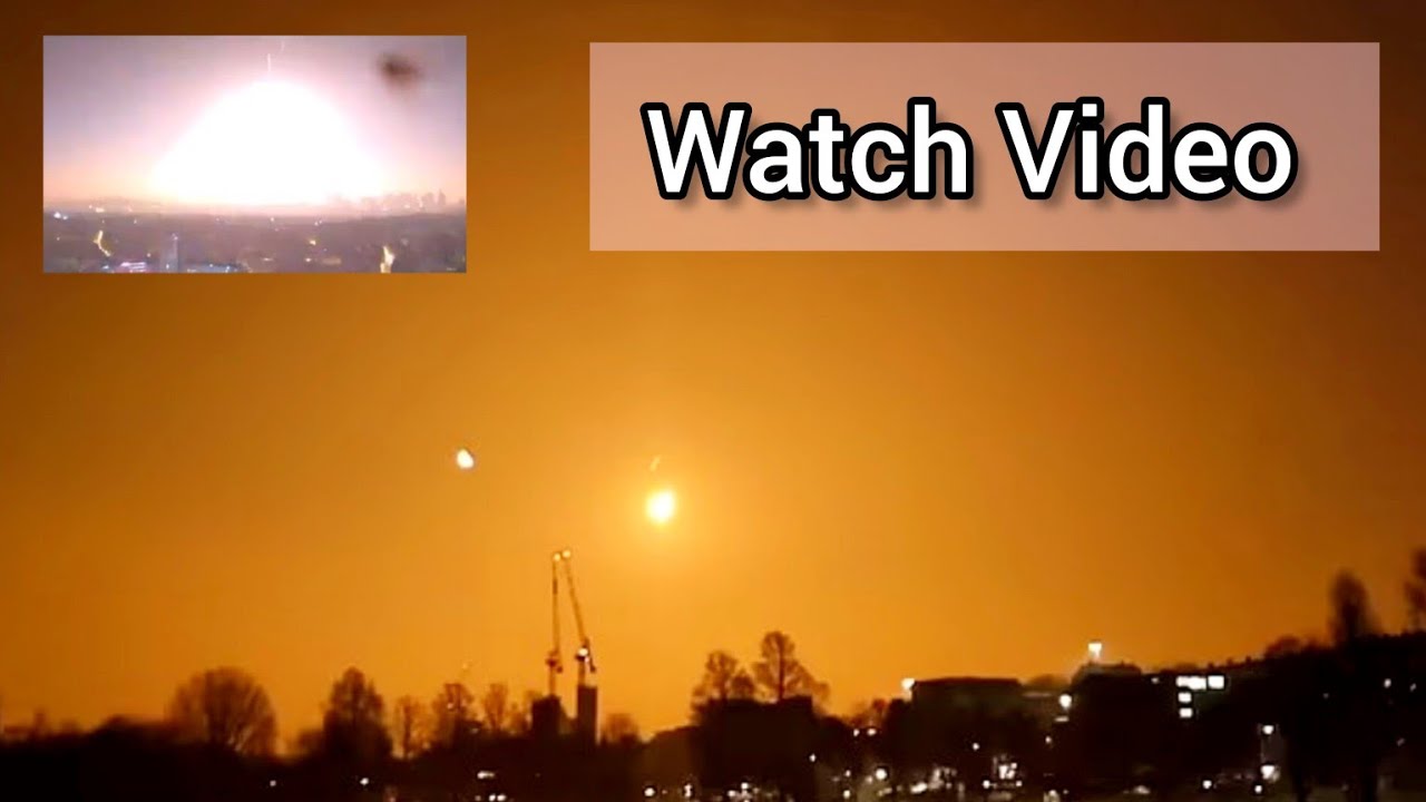 1- meter Asteroid explodes over English Channel creating airburst - YouTube