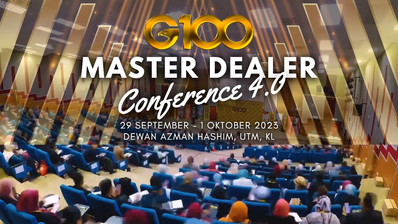Master Dealer Conference 4.0 | 29 Sept - 1 Okt 2023 | Dewan Azman ...