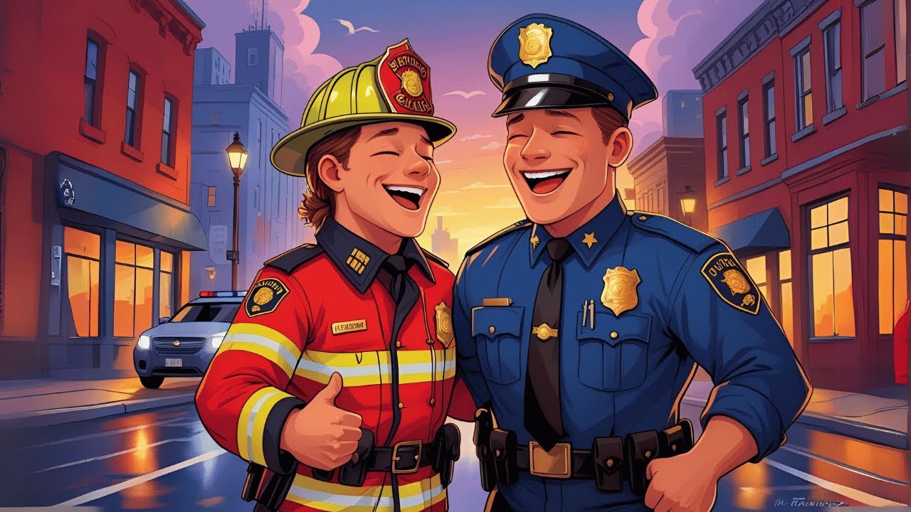 Le Pompier et le Policier sauvent les Animaux ! 👨👮🦁 | Chansons de Héros ...