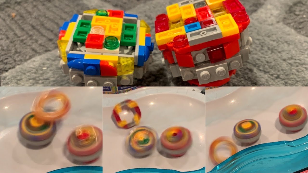 Prominence Phoenix vs Vanish Fafnir | LEGO beyblade battles~ Beyblade ...