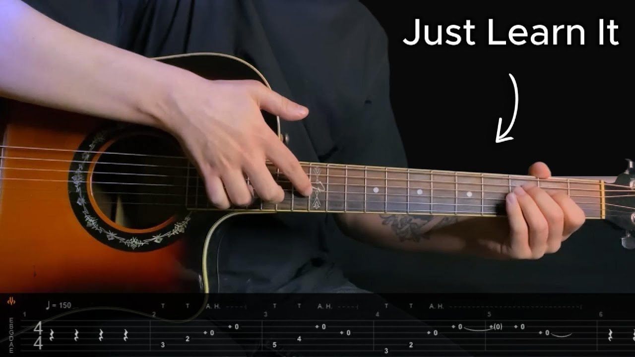 How to Play Beautiful Song on Guitar + Tabs (Fingerstyle) - YouTube