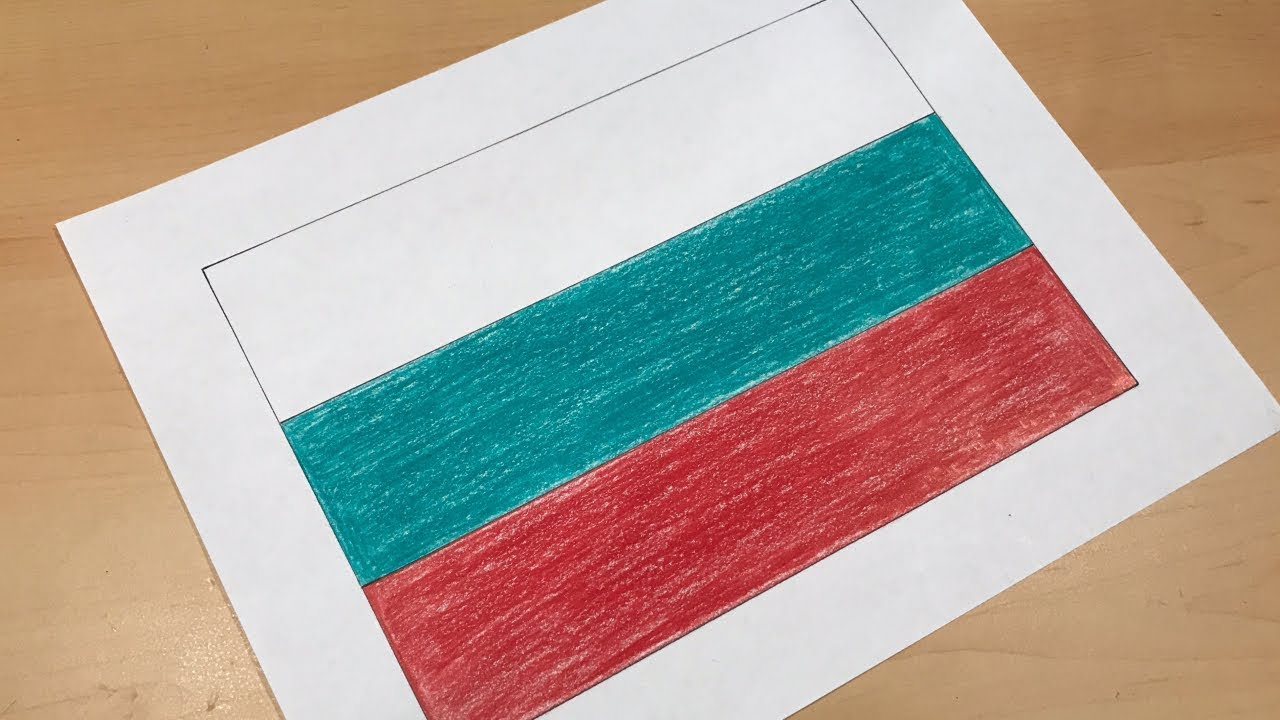 Bulgarian Flag Drawing 🇧🇬 - YouTube