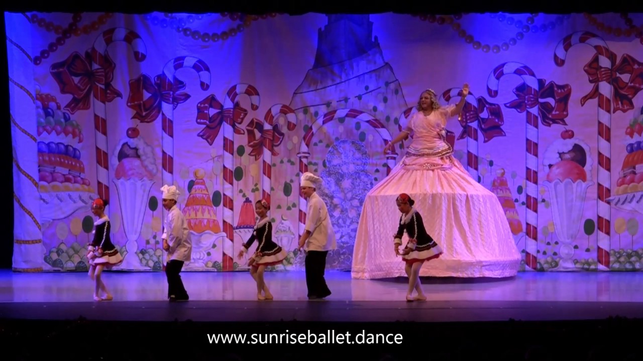 12 Sunrise ballet Nutcracker 2016 gingerbread - YouTube