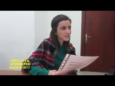 YENİYÜZYIL ÜNİVERSİTESİ HALK MÜZİĞİ MERVE YILDIZ ORDUNUN DERELERİ