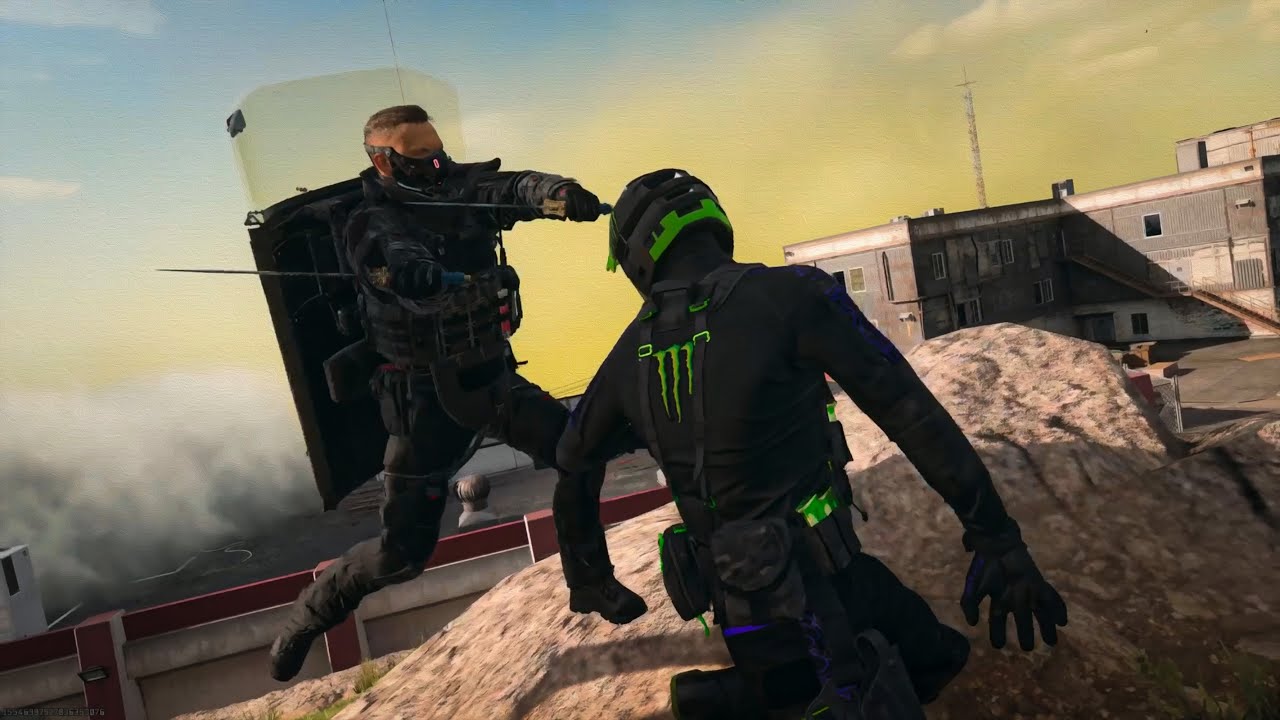 Taking Over Warzone With My Riot Shield - YouTube