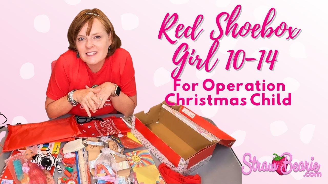 Red Shoebox Unboxing for Operation Christmas Child - YouTube