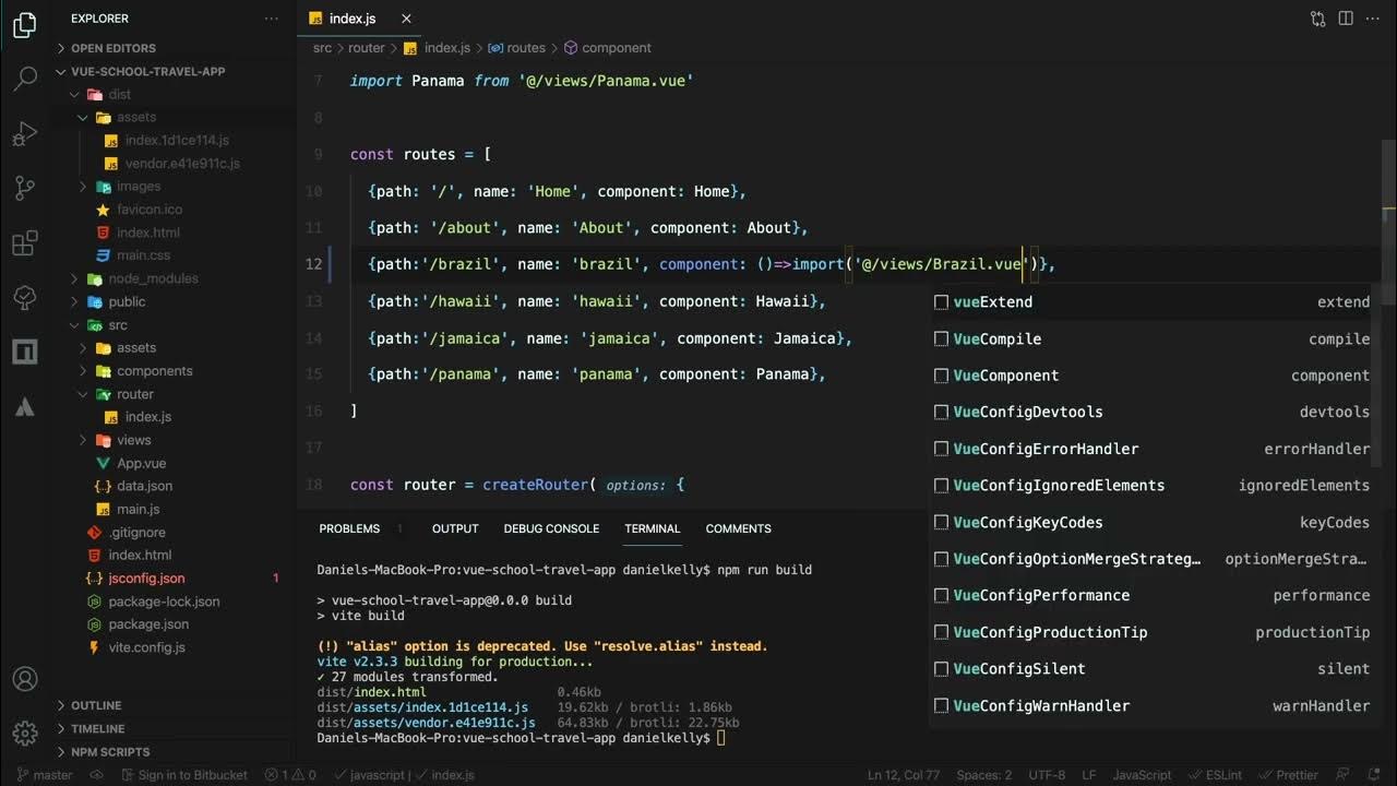 2.3 Lazy Loading Routes (Vite Only) ।। Vue Router 4 Fundamentals - #09 ...
