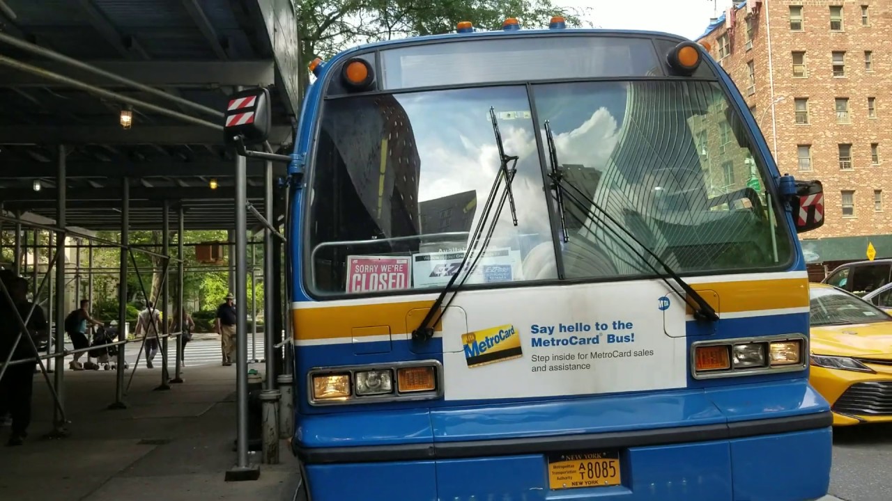 MTA: 1996 Nova RTS-06 metrocard bus at York and 72nd St - YouTube