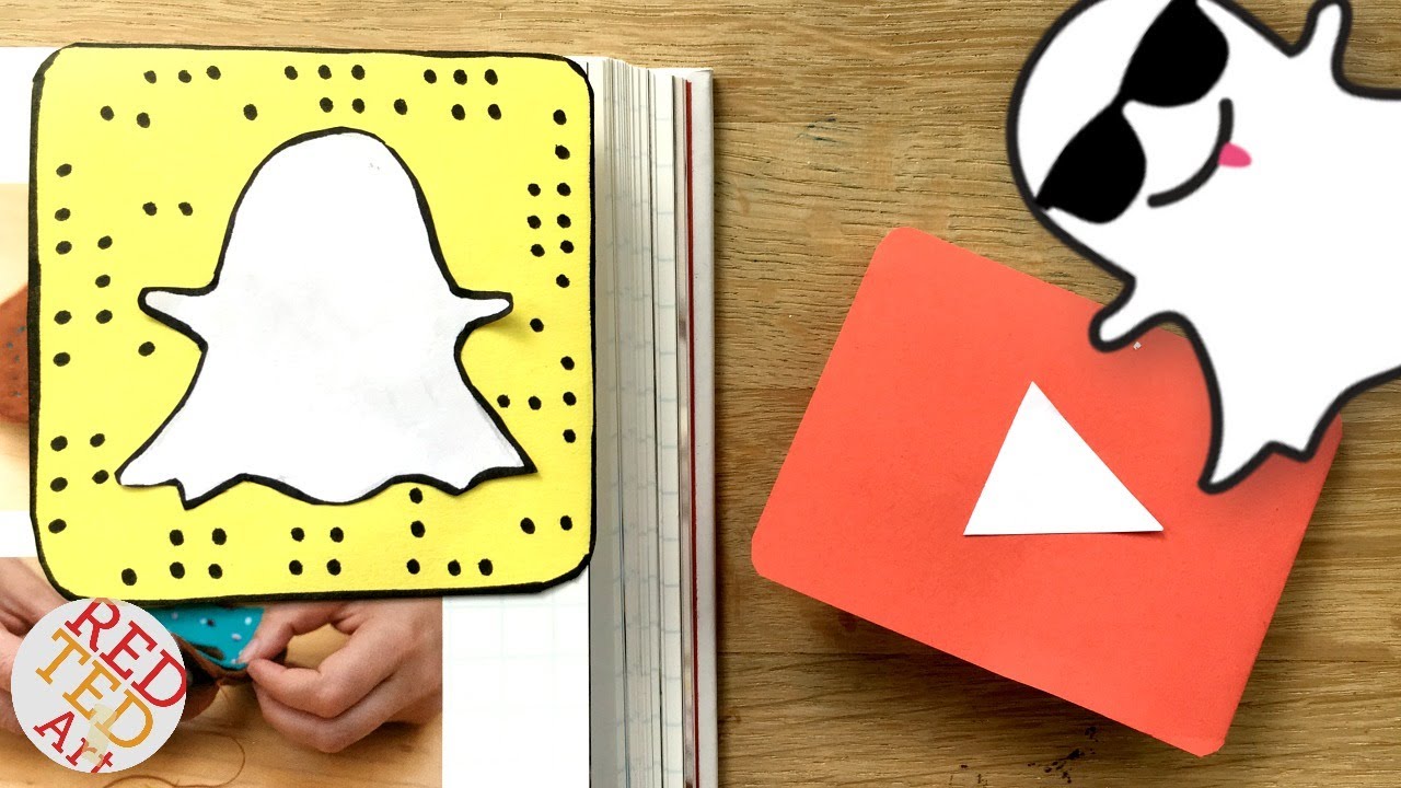 Easy Snapchat Bookmark DIY - Paper Corner Bookmark DIYs - Snapchat ...