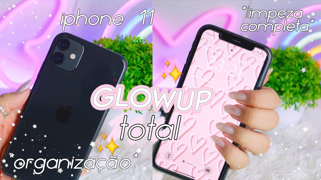 Glowup iPhone 11~decorating my phone~ - YouTube