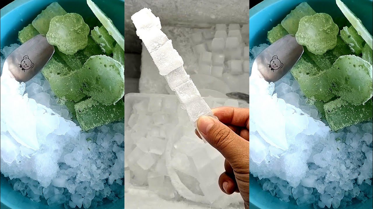 ASMR HARD ICE EATING / CRUSHED ICE / THIN ICE / CLEAR ICE - YouTube