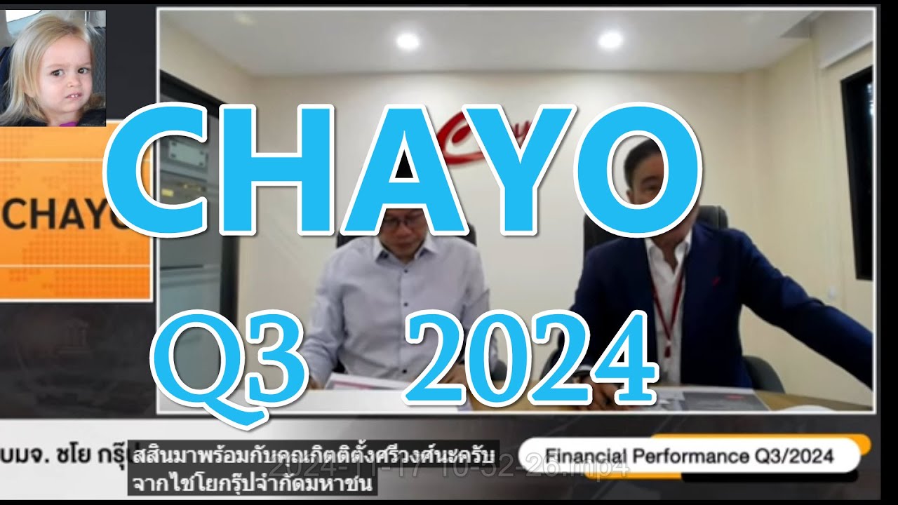 CHAYO Q3 2024 - YouTube