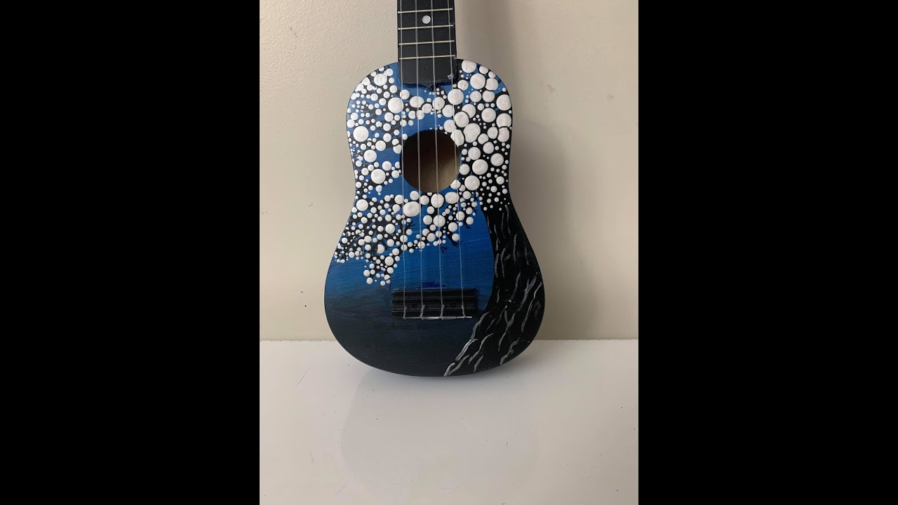 Bubble Tree Ukulele | Kumbyart | Hand Painted Ukulele - YouTube