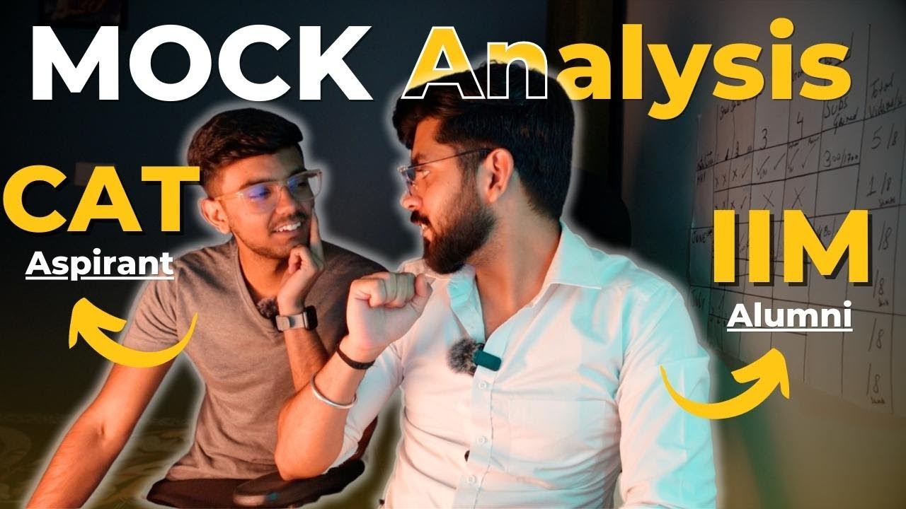 I Taught my Brother How To do MOCK ANALYSIS 📝📚| CAT Mocks | CAT Aspirant 🧑🏻‍🎓 - YouTube