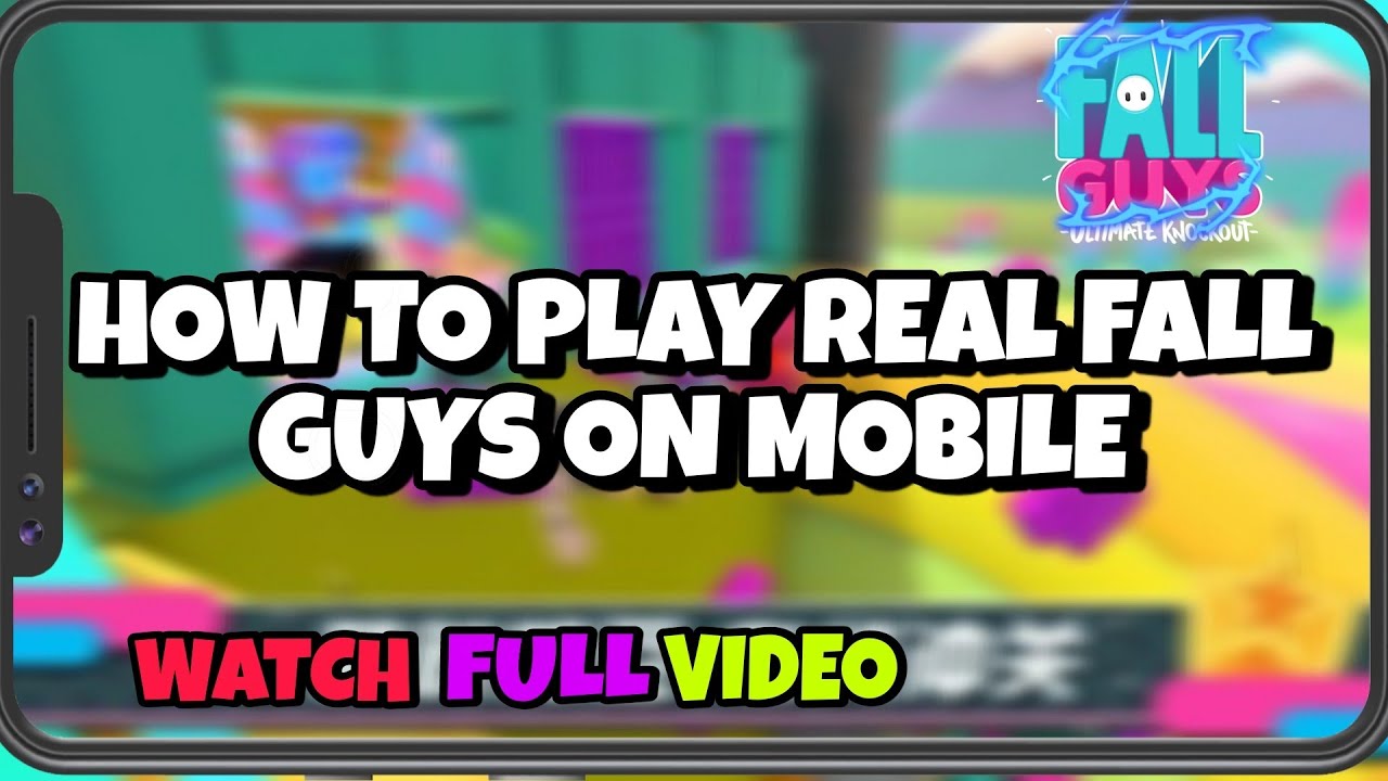 HOW TO PLAY REAL FALL GUYS MOBILE IN NEW EMULATOR - YouTube