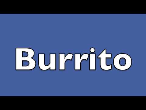 How to pronounce burrito - YouTube