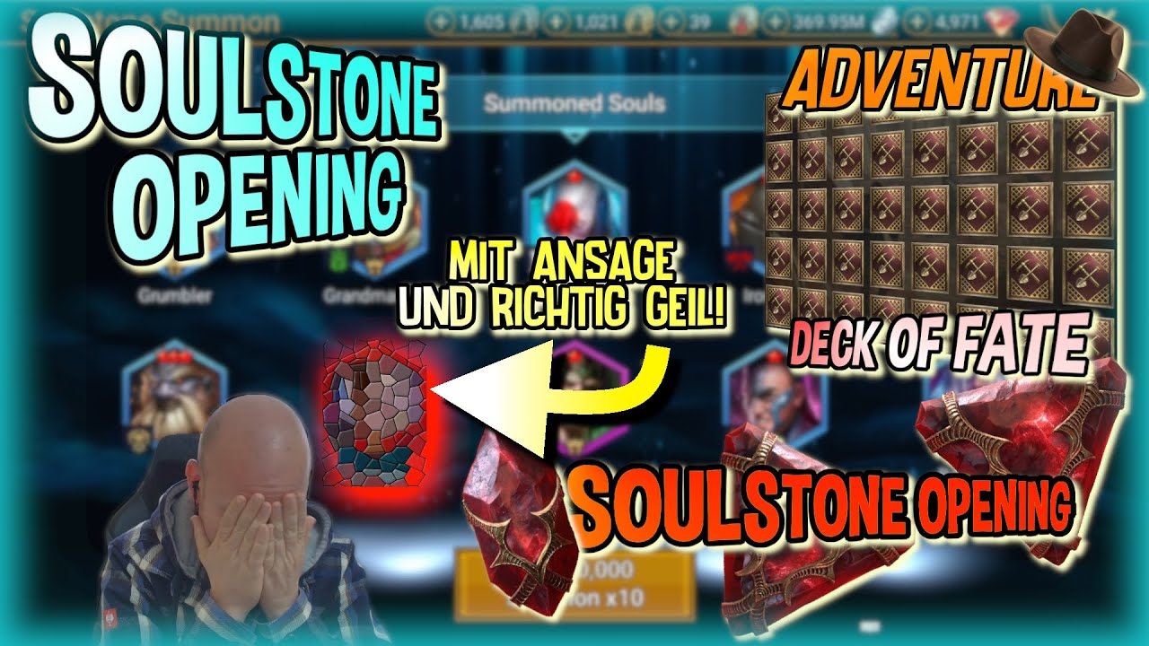 [RAID] Soulstone Opening - ALL IN! | Adventure Deck of Fate ...