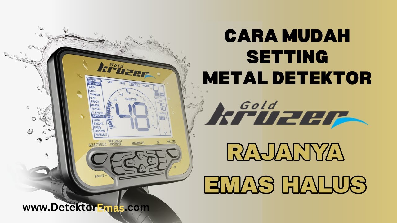 Cara Mudah Setting Metal Detector Nokta Makro Gold Kruzer - YouTube